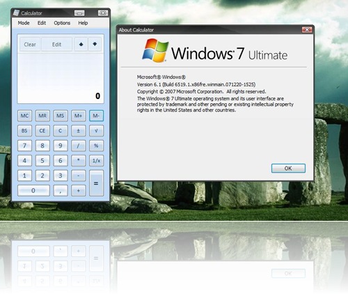 Peste Noapte: Windows 7 Calculator for Vista / XP